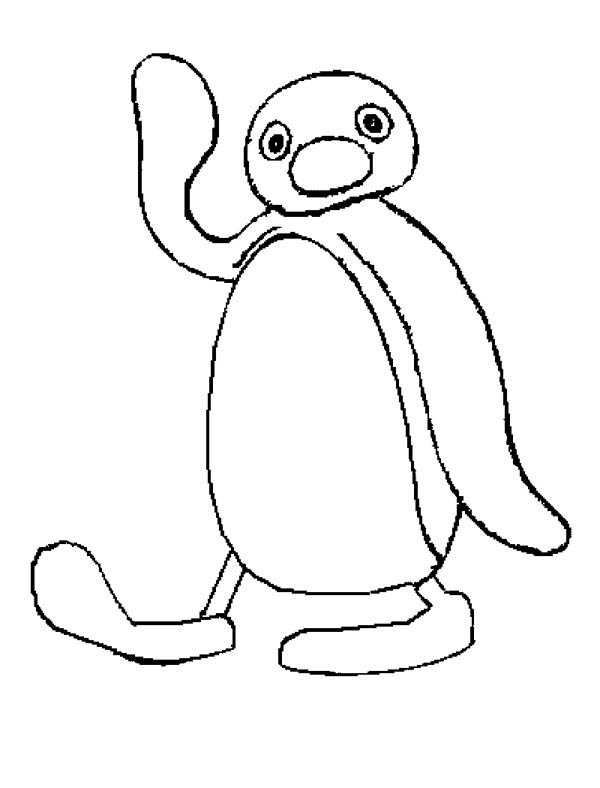Kids Drawing Of Pingu Coloring Page : Coloring Sky